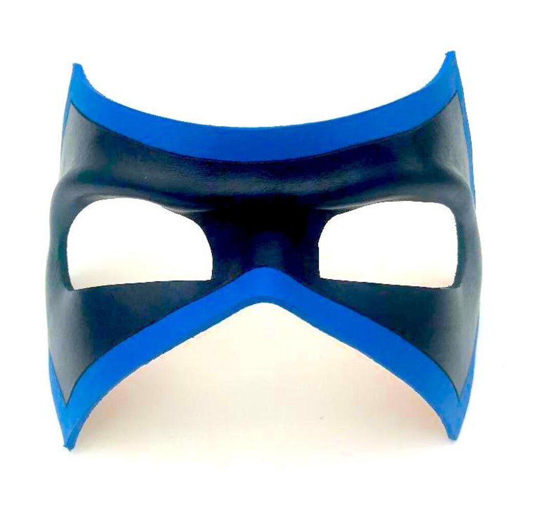 Banded Villain Leather Mask - Etsy