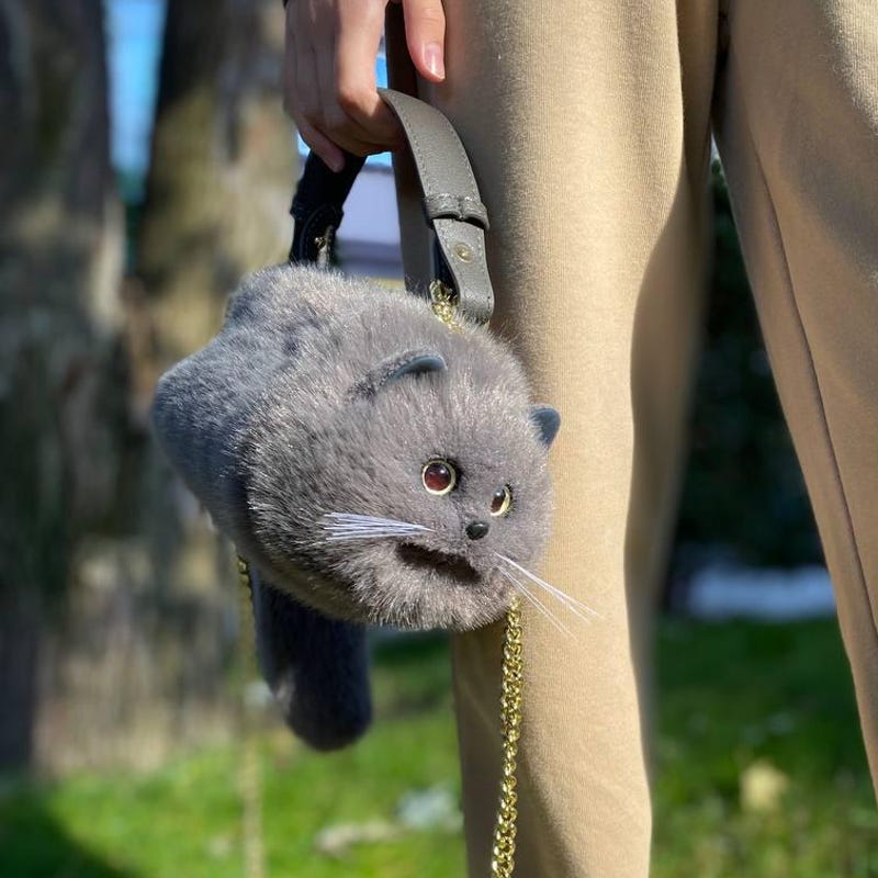 Cat Handbag - Etsy