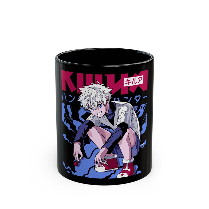 Anime Mug, Tea Cup With Hunter X Hunter Killua Design, Kawaii Gift for ...