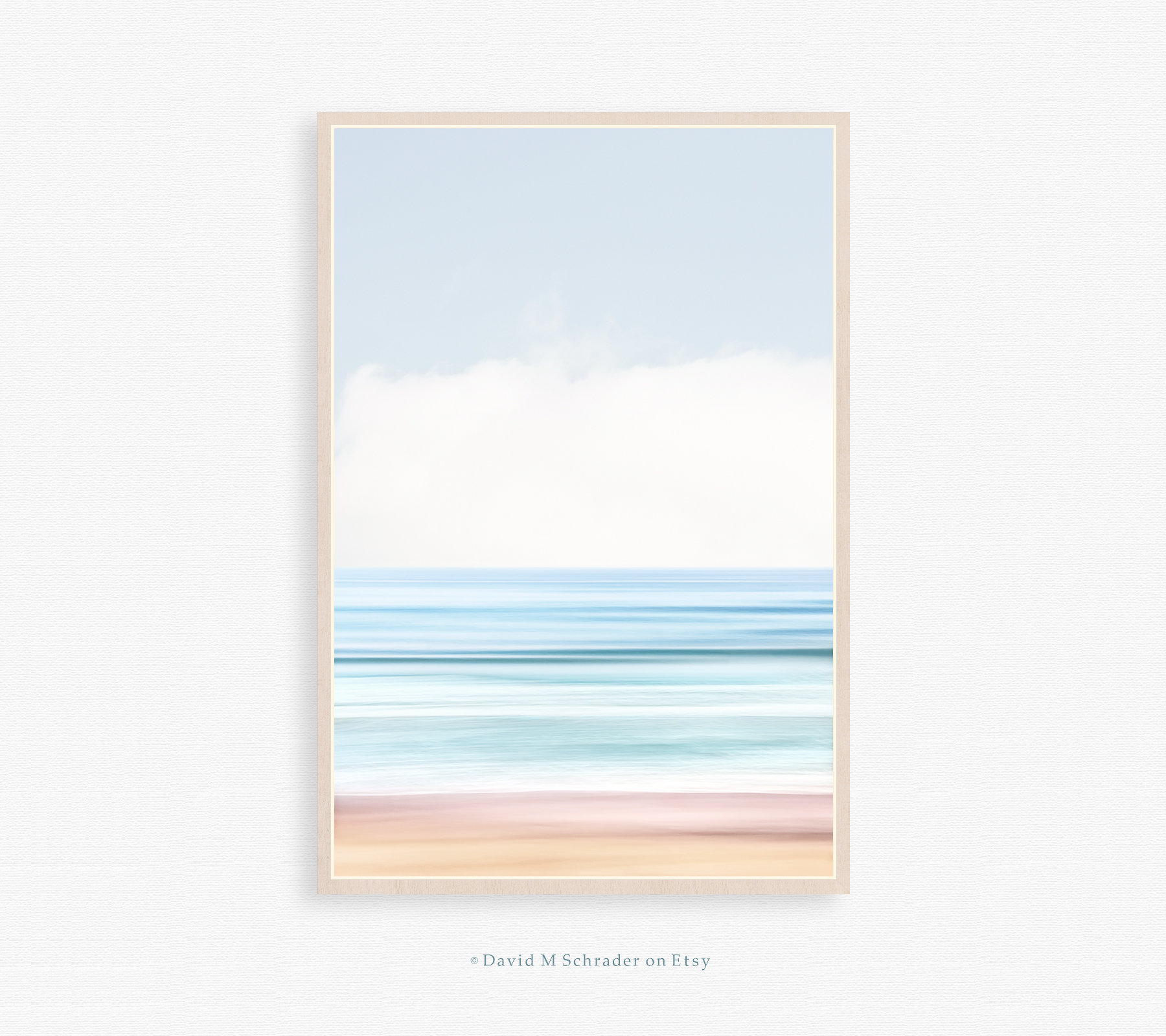 Ocean Waves Print Minimalist Seascape Beach Art Printable - Etsy