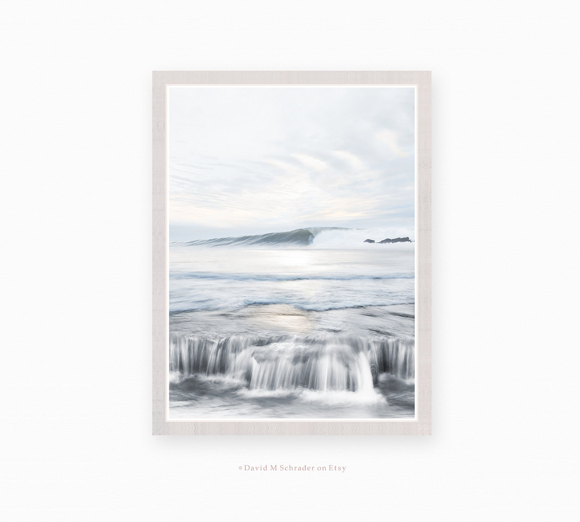 Ocean Wave Printable Surf Print Pacific Seascape Beach - Etsy