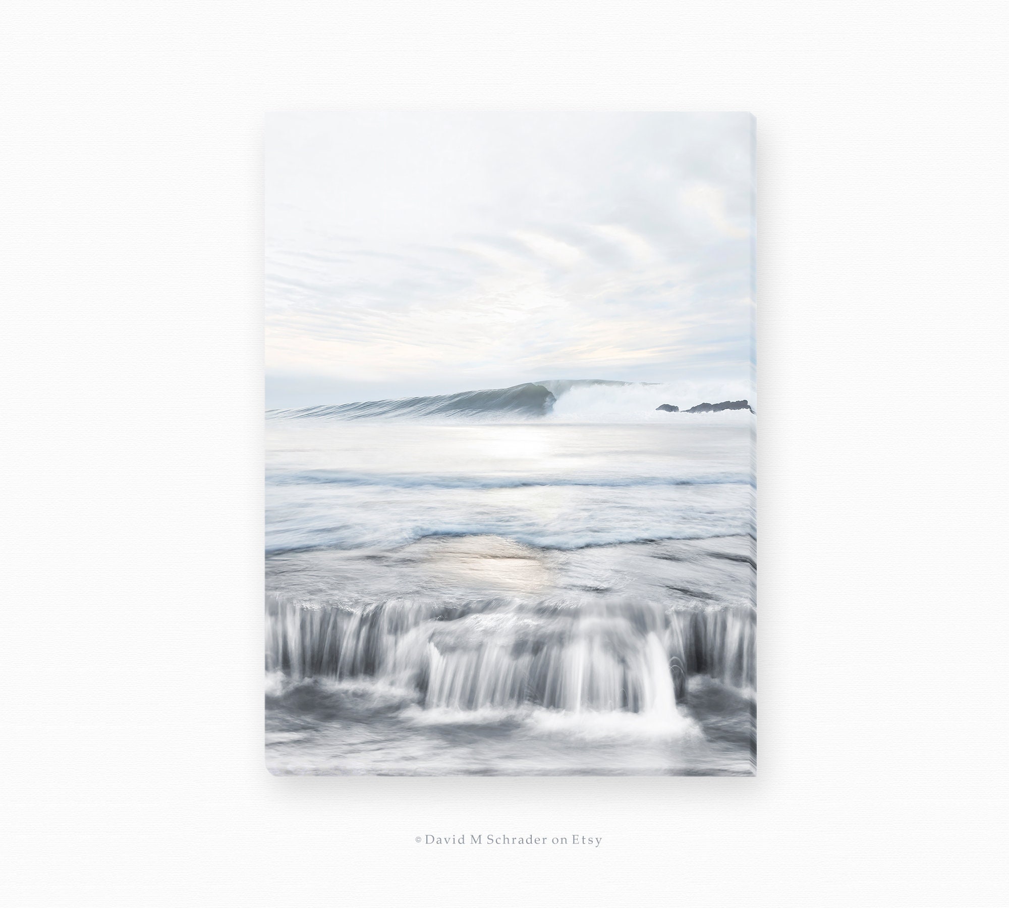 Ocean Wave Printable Surf Print Pacific Seascape Beach - Etsy