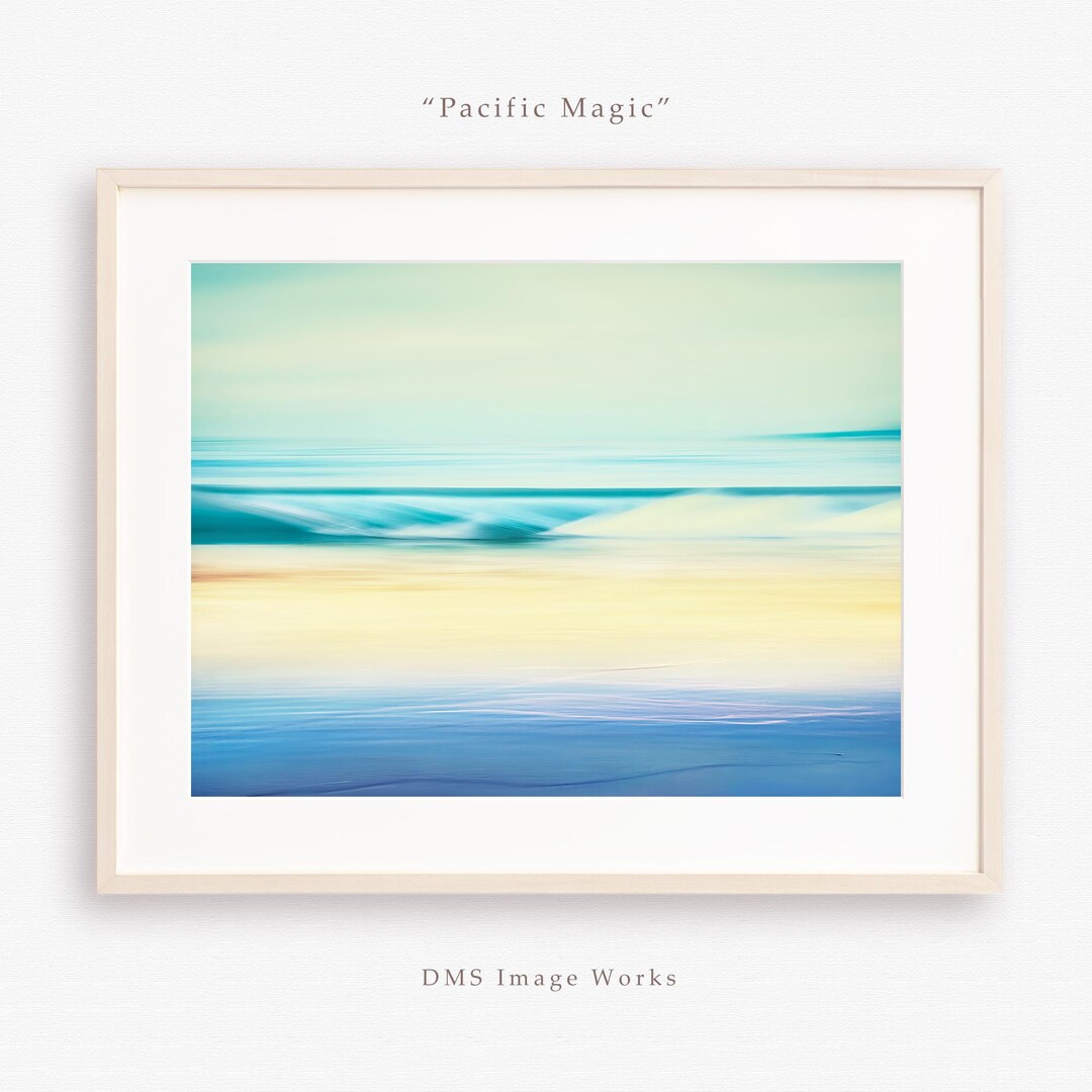 Abstract Ocean Wave Photograph, Surf Photography, Colorful Sea Photo ...