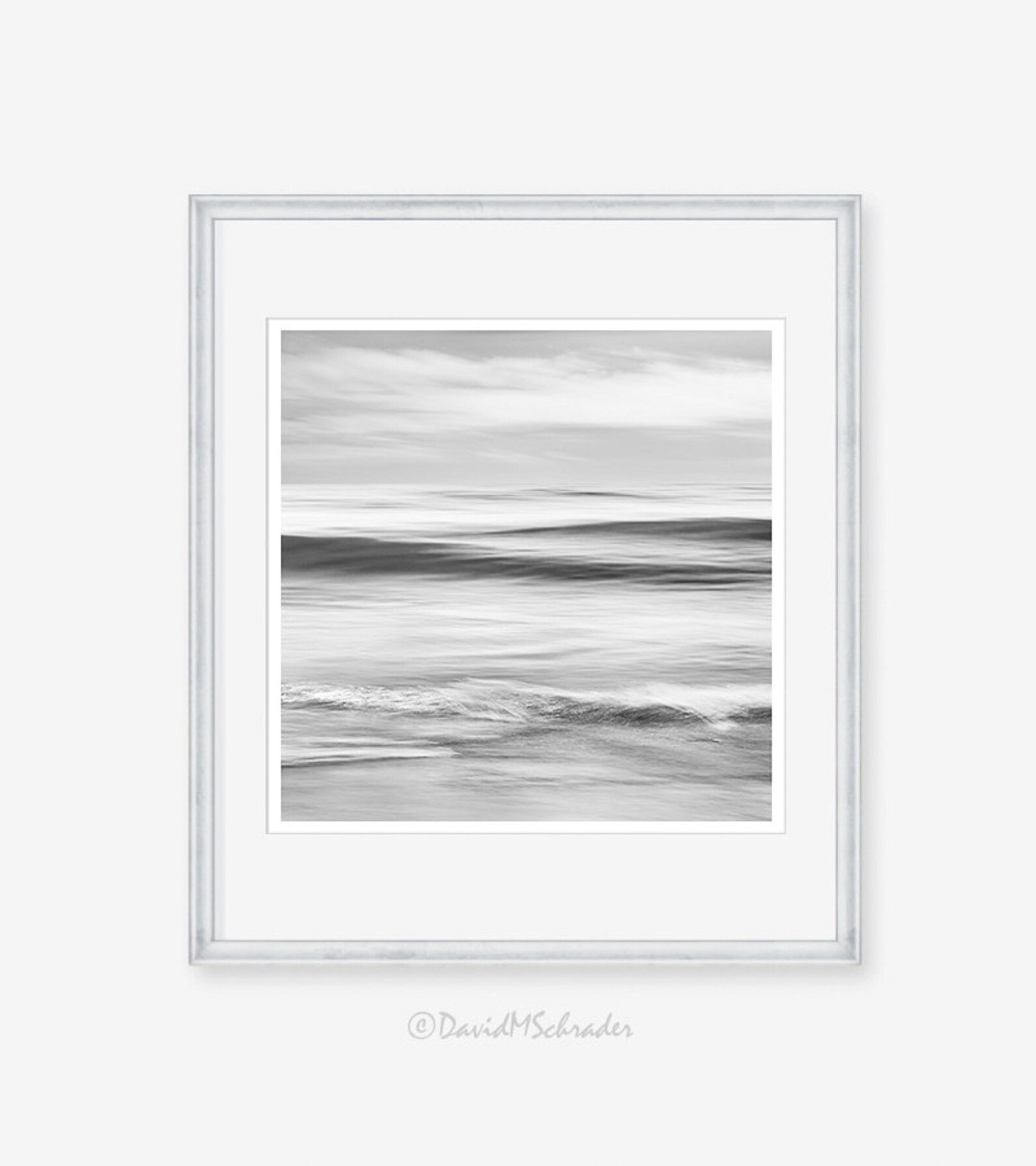 Ocean Wave Printable, Surf Download, Wave Print Download, Black and ...