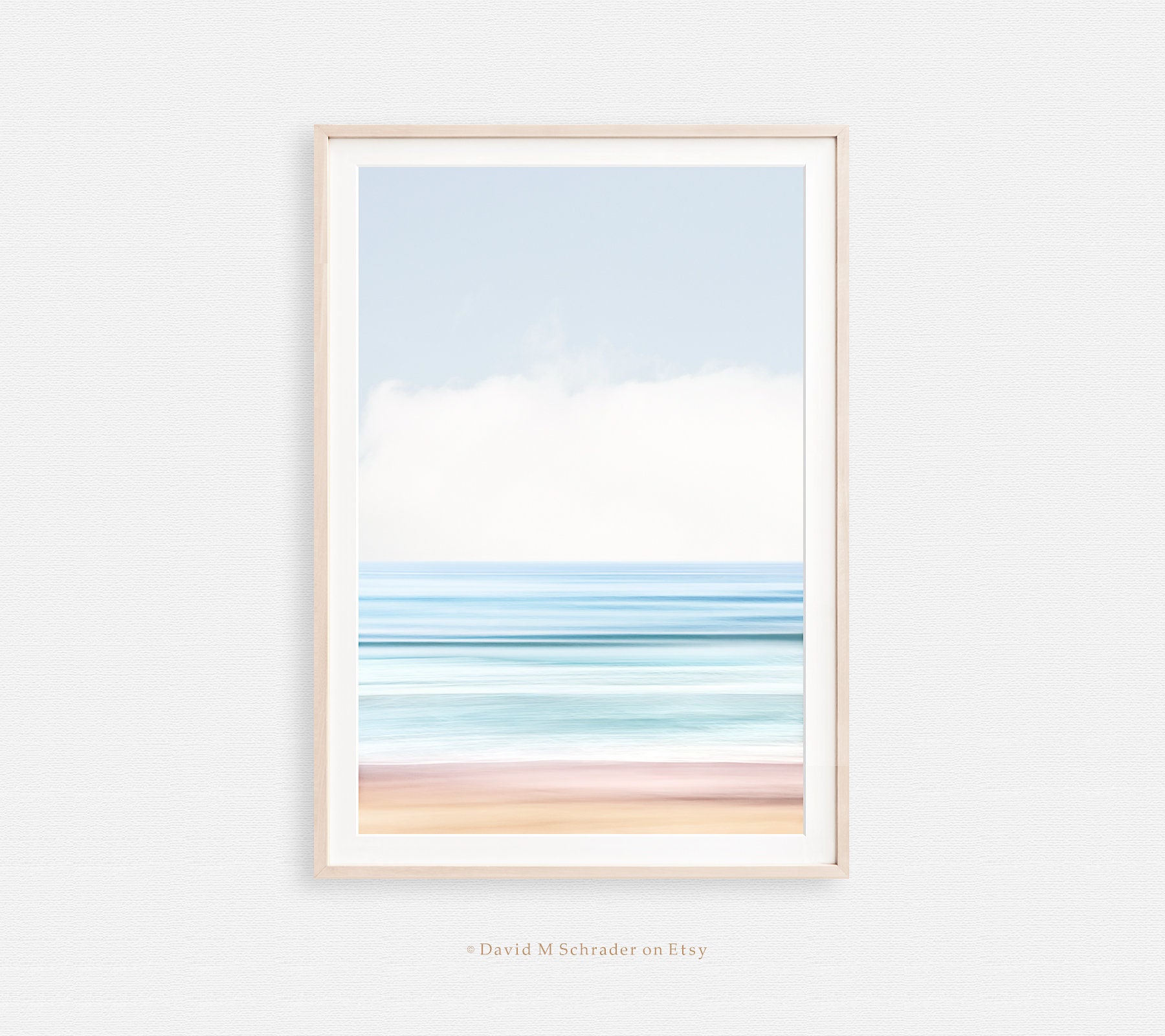 Ocean Waves Print Minimalist Seascape Beach Art Printable - Etsy