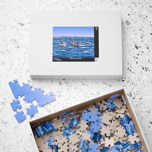 Dolphin Jigsaw Puzzle, 1014 Pieces, Ocean Wildlife Game, Adults, Kids ...
