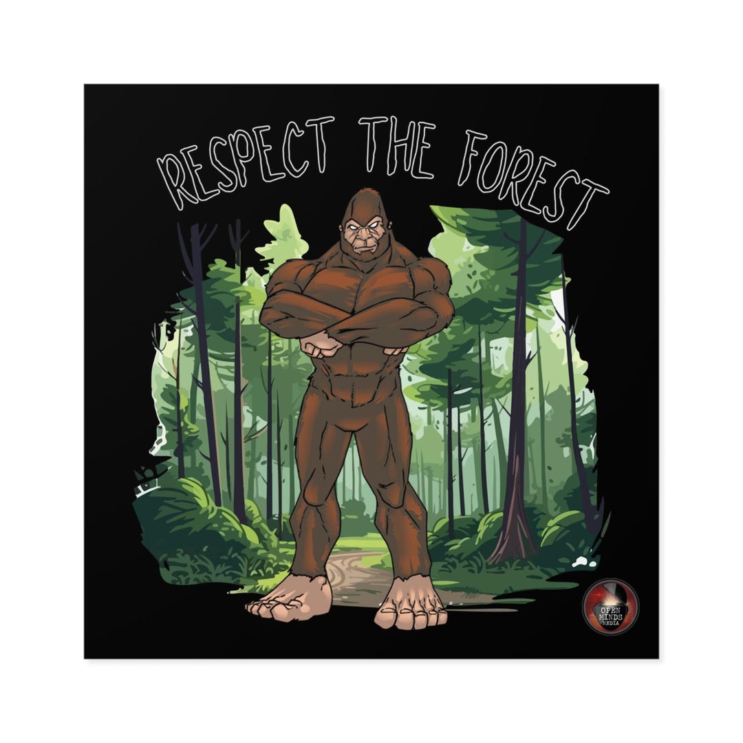 Respect the Forest Vinyl Sticker - Etsy