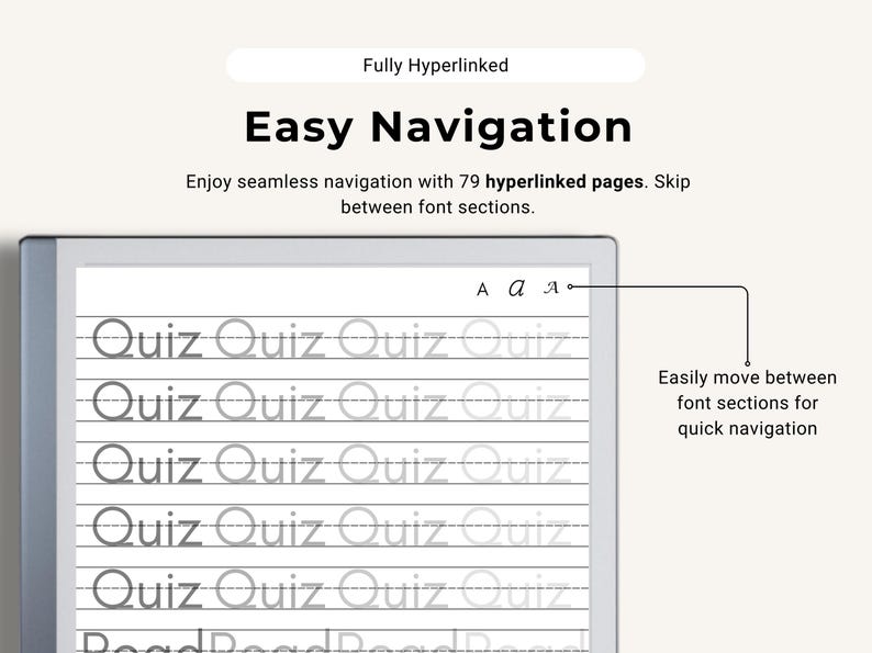 Remarkable Paper Pro Digital Handwriting Practice Educational Workbook ...
