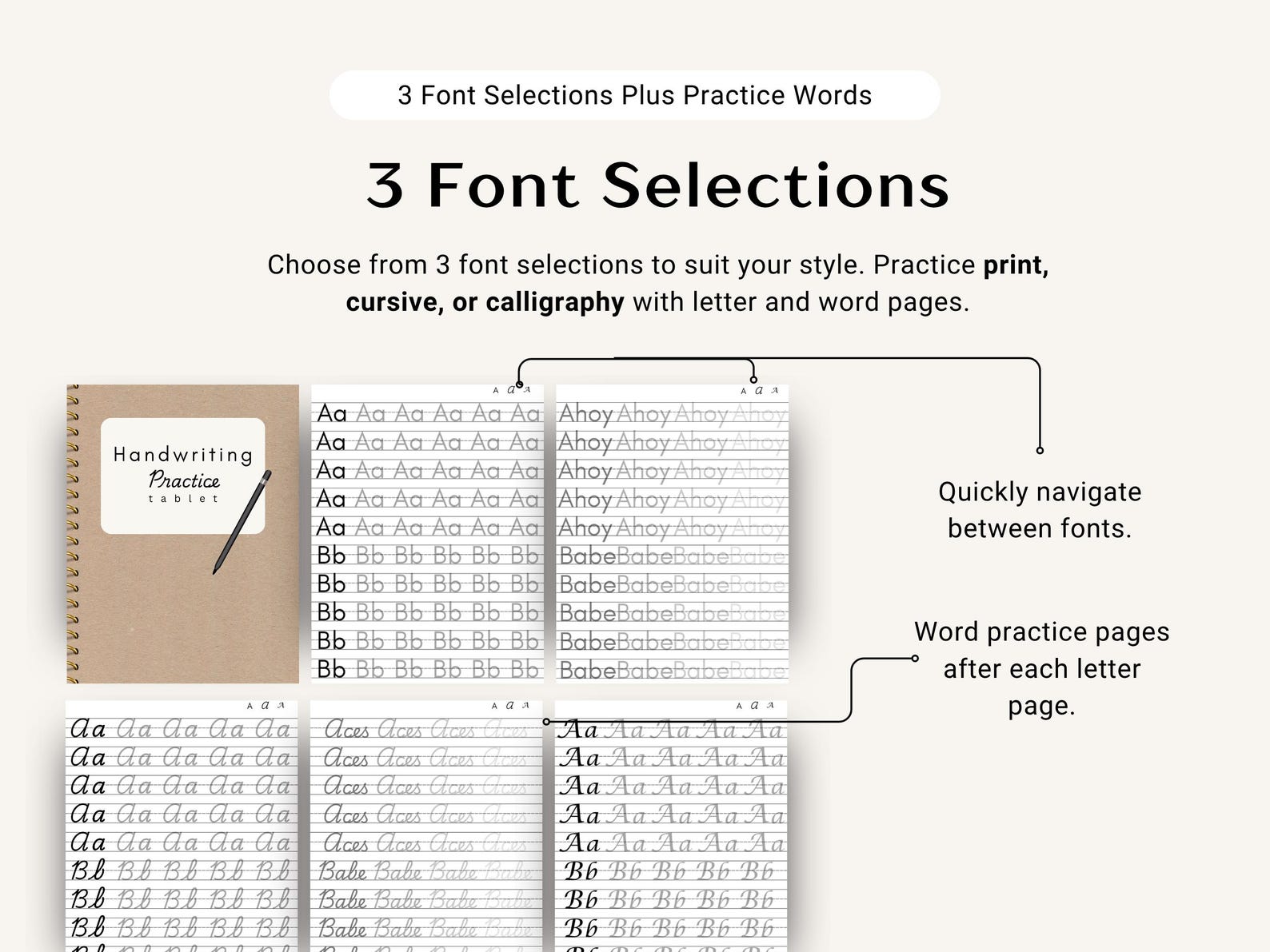 Remarkable Paper Pro Digital Handwriting Practice Educational Workbook ...