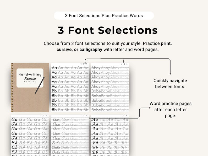 Remarkable Paper Pro Digital Handwriting Practice Educational Workbook ...