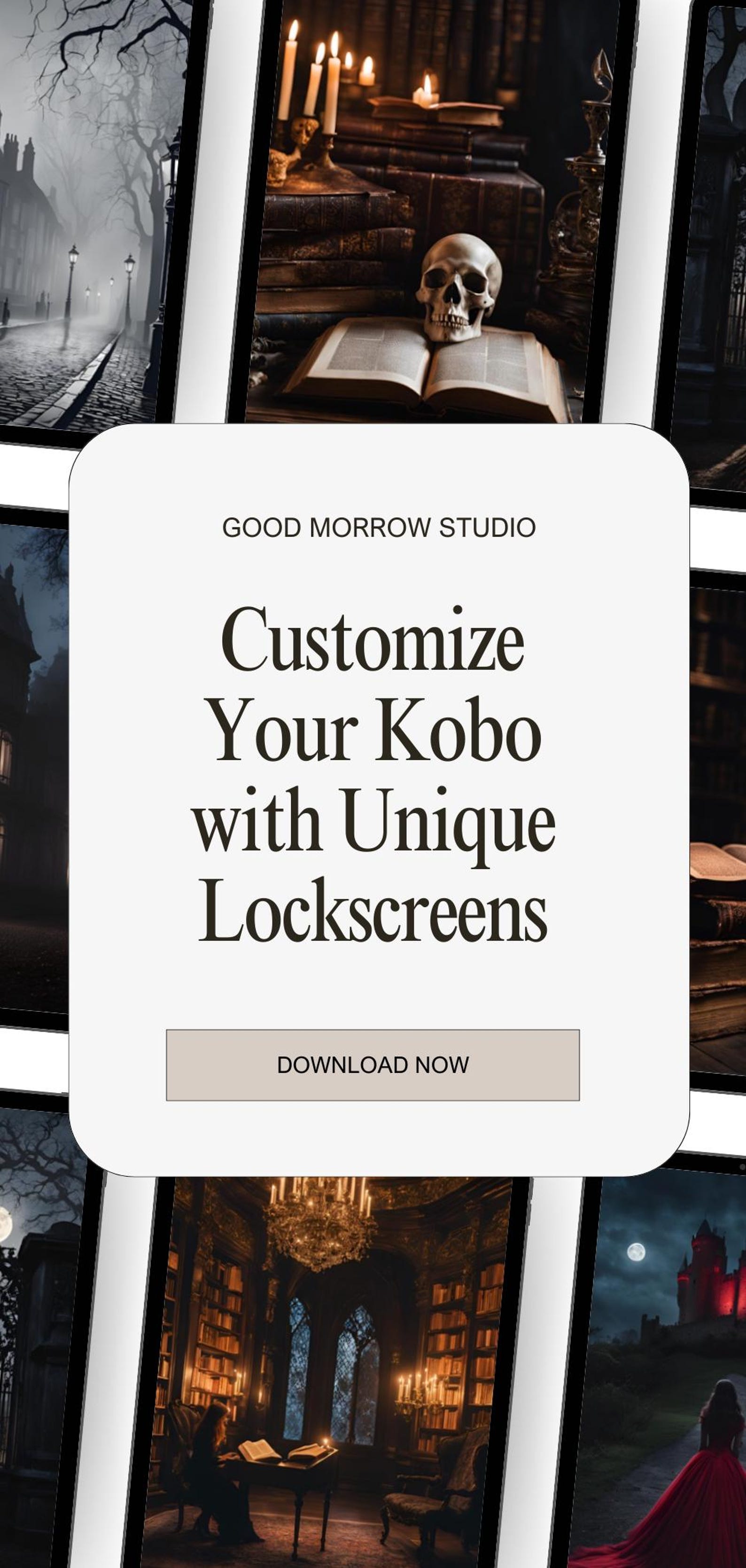 Kobo Libra Colour Lock Screens Gothic Images Tablet Dark Romance Design ...