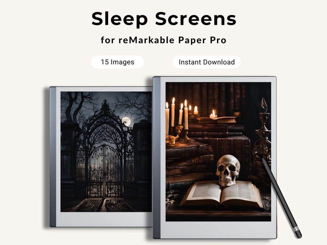 Remarkable Paper Pro Sleep Screens Gothic Images Tablet Dark Romance ...