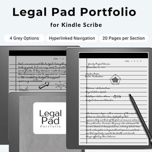 Kindle Scribe Legal Pad Template Digital Note Taking Template ...