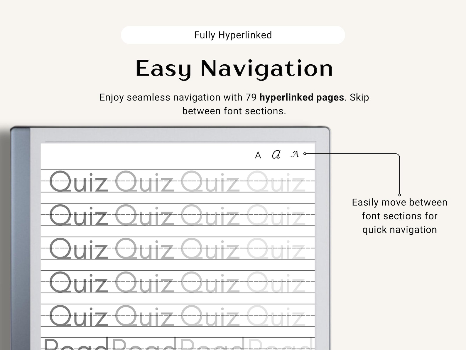 Remarkable Paper Pro Digital Handwriting Practice Educational Workbook ...