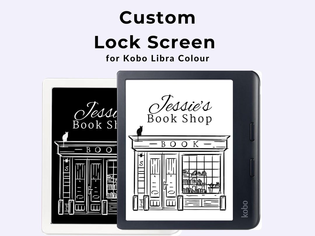 Kobo Libra Colour Custom Lock Screen Book Shop Wallpapers Personalized ...