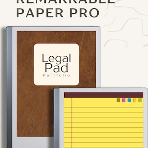 Remarkable Tablet Paper Pro Digital Multi Color Legal Pad Hyperlinked ...