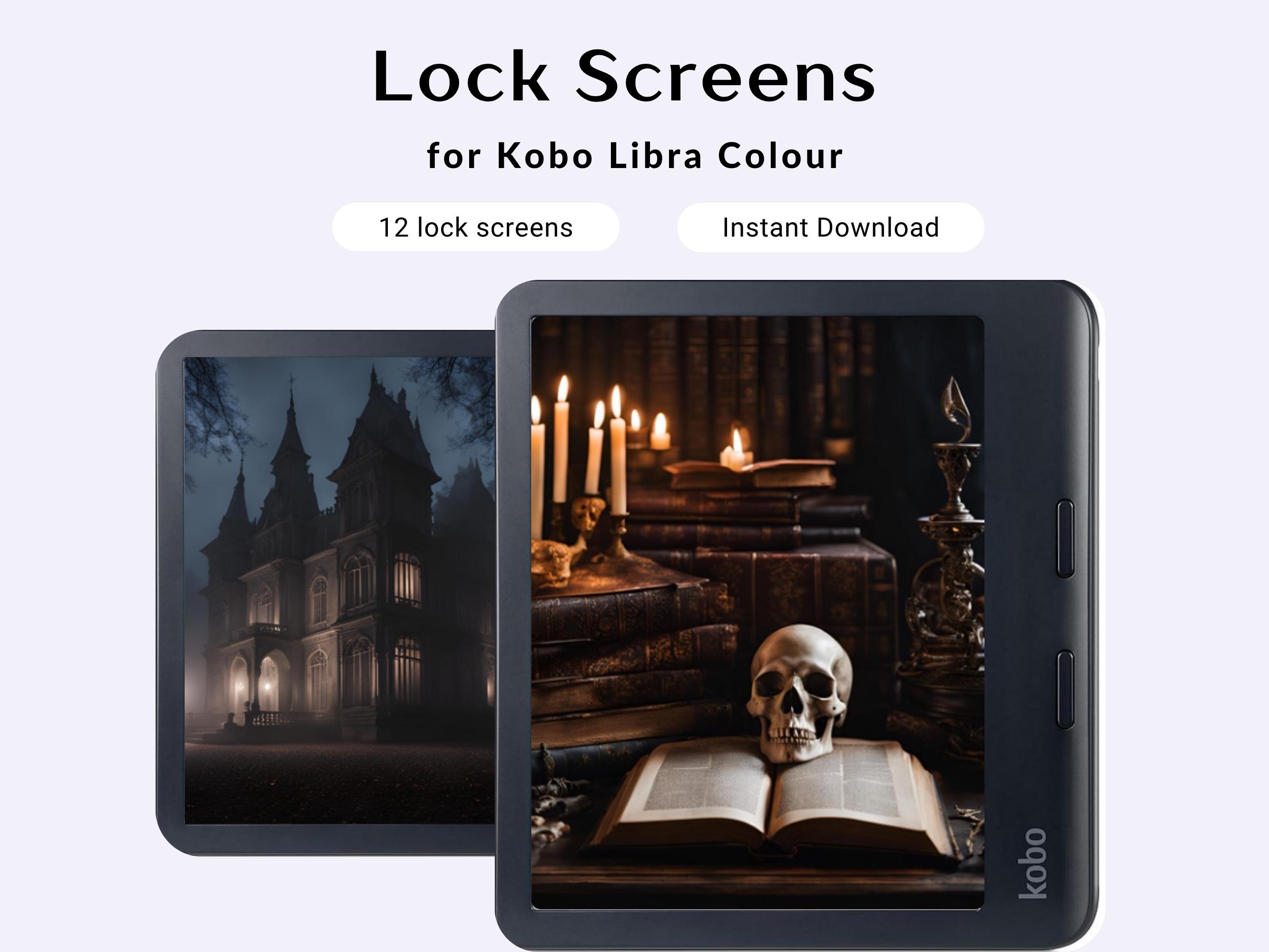 Kobo Libra Colour Lock Screens Gothic Images Tablet Dark Romance Design ...