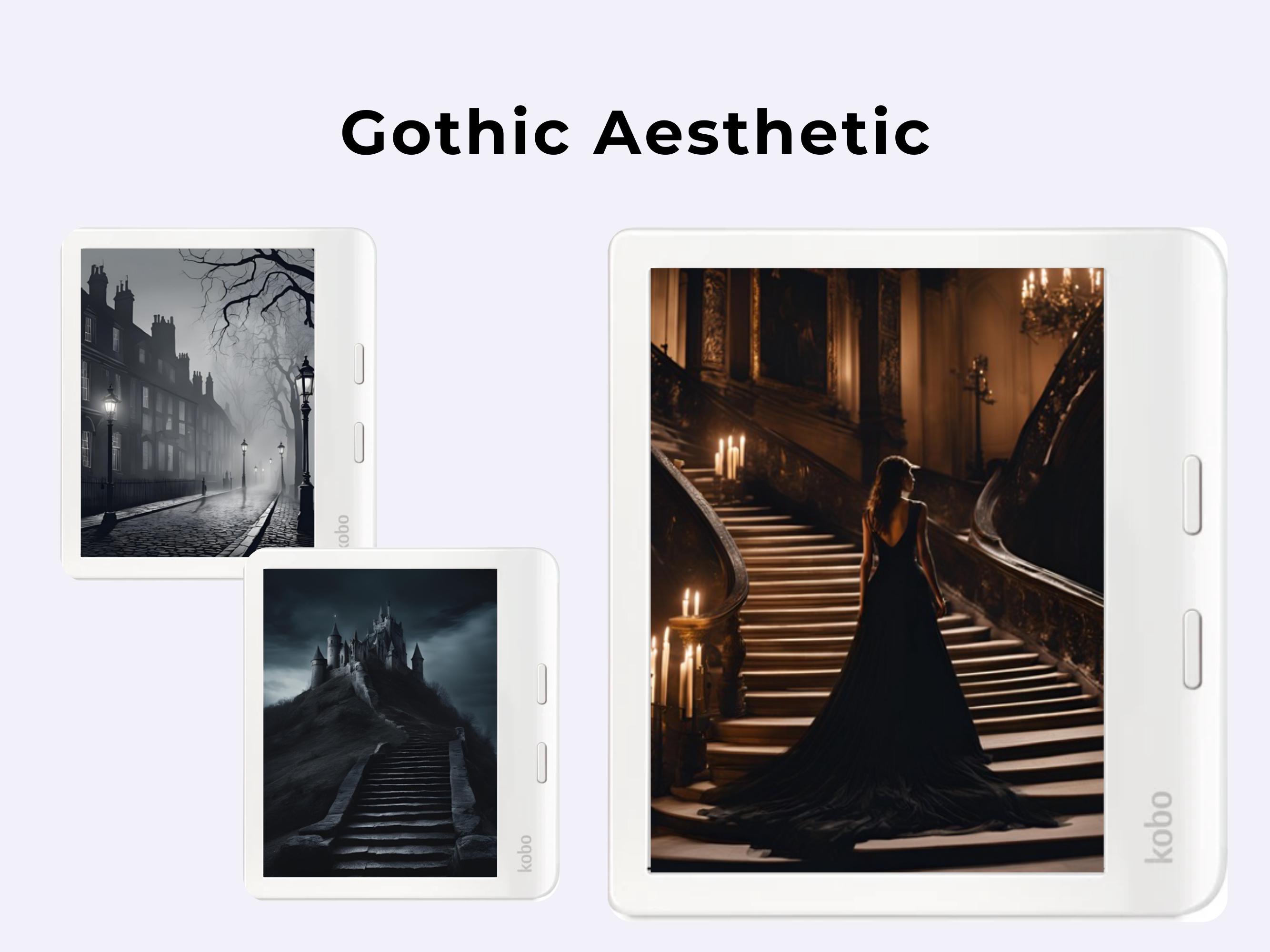 Kobo Libra Colour Lock Screens Gothic Images Tablet Dark Romance Design ...