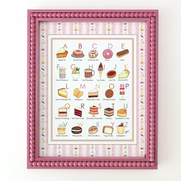 Alphabet Art Print - Etsy