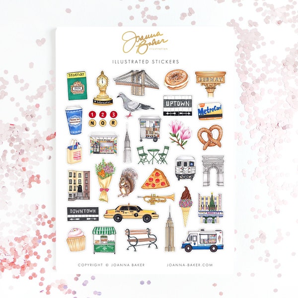 New York Sticker - Etsy