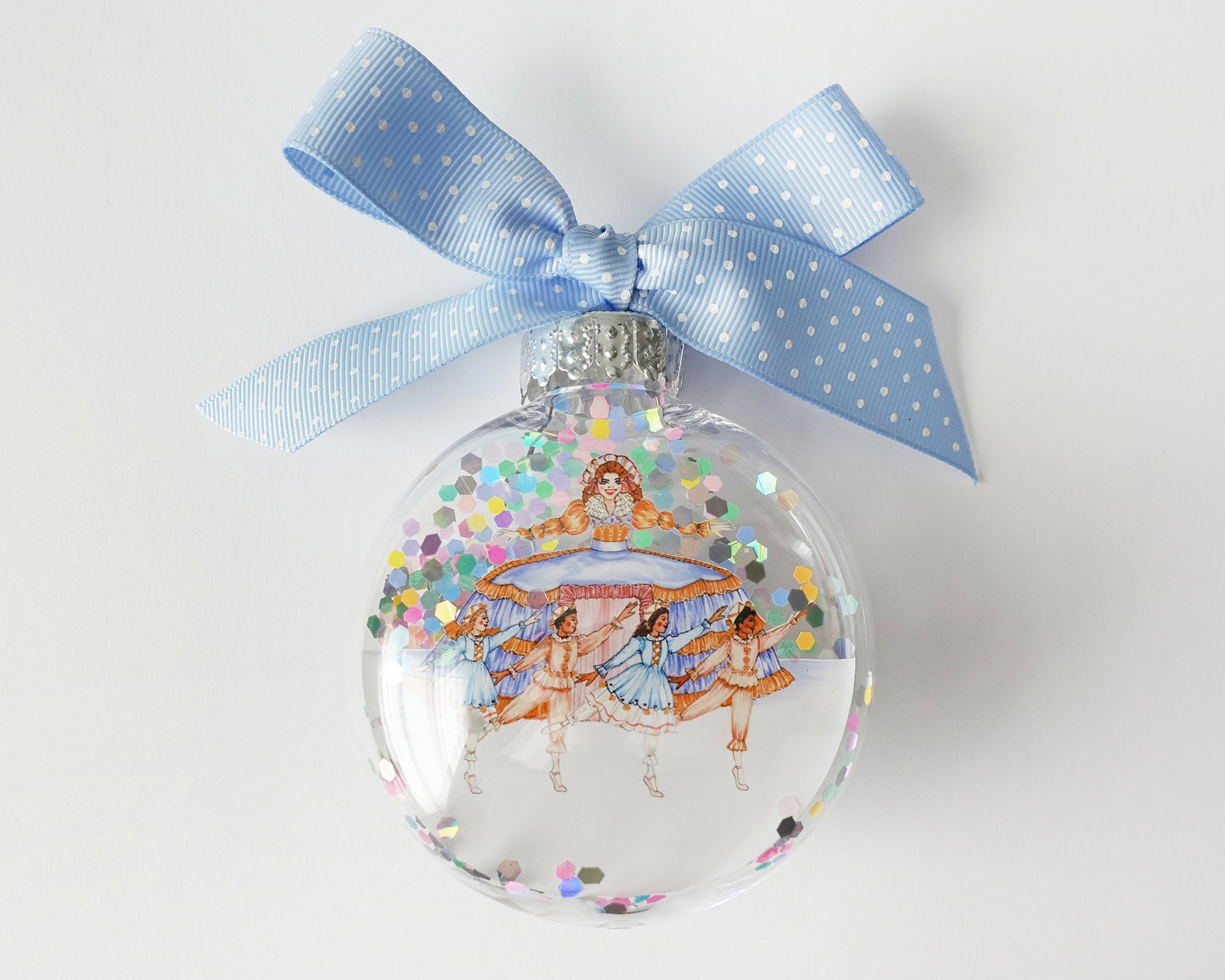 Mother Ginger Nutcracker Glitter Christmas Ornament / Nutcracker Ballet ...