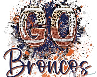 Go Texans! Game Day Leopard Football Splatter PNG - Etsy