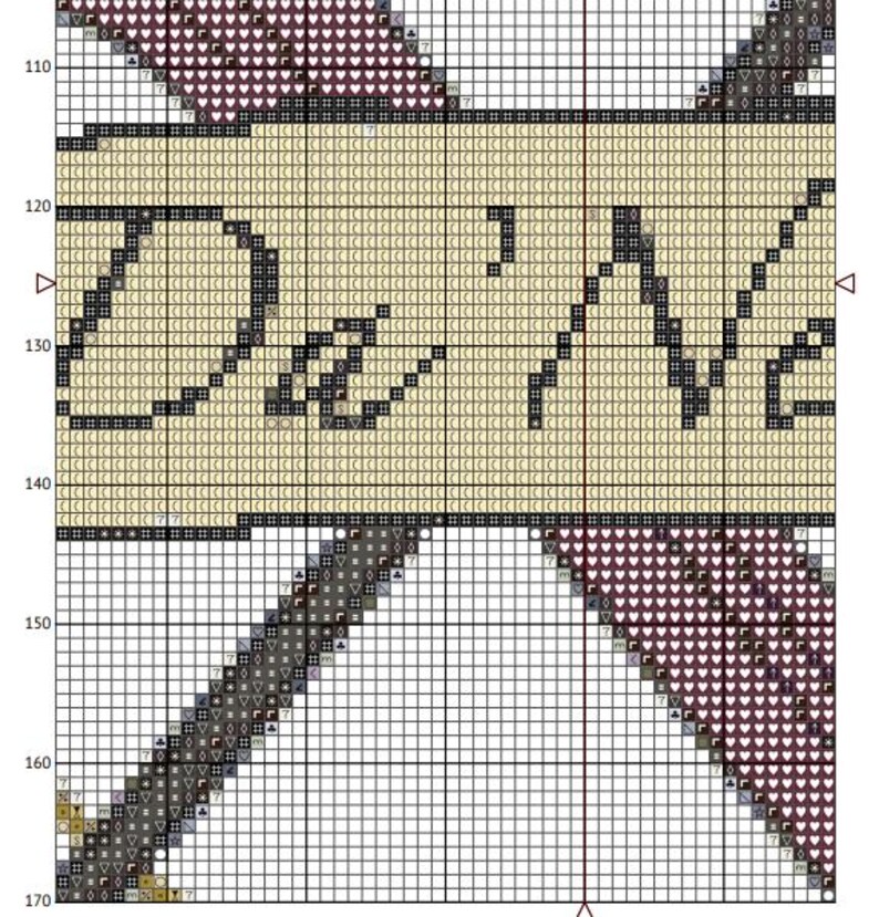 From Blood and Ash Cross Stitch | Da’neer Crest Pattern | Fantasy ...