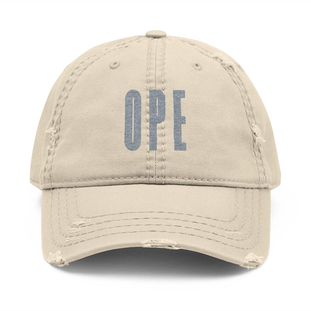 Ope Distressed Hat Embroidery Design Midwest Ball Cap Gift for Him ...