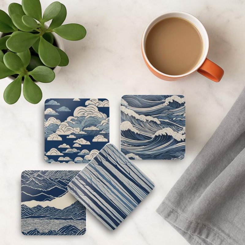 Japan Cork Coasters - Etsy