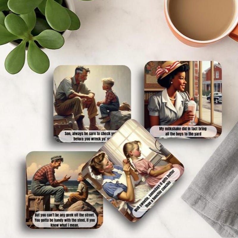 Witty Drink Coasters - Etsy