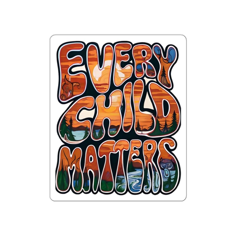 Every Child Matters Sticker Indigenous Owned Shop Indigenous Stickers ...