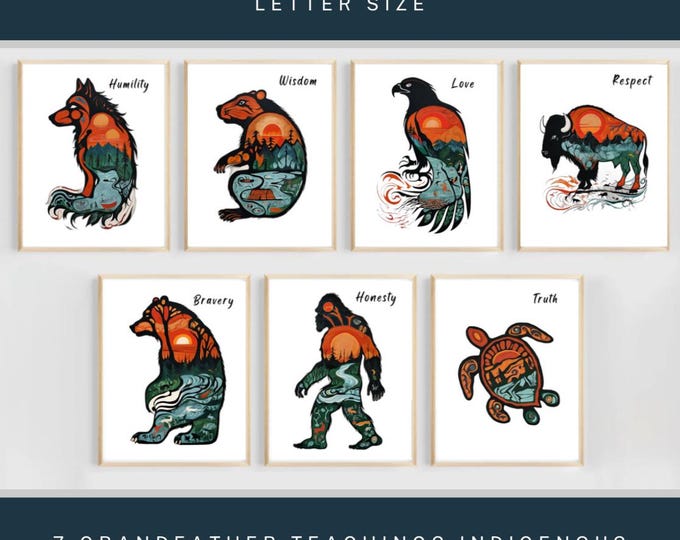 7 Grandfather Teachings - Etsy Canada