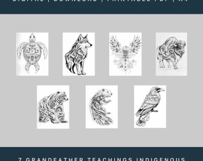 Indigenous Spirit Animal Colouring Pages, Printable Resources, American ...