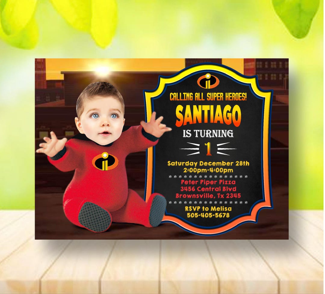 Baby Jack Invitation With Custom Face On, Baby Jack Invitation, the ...