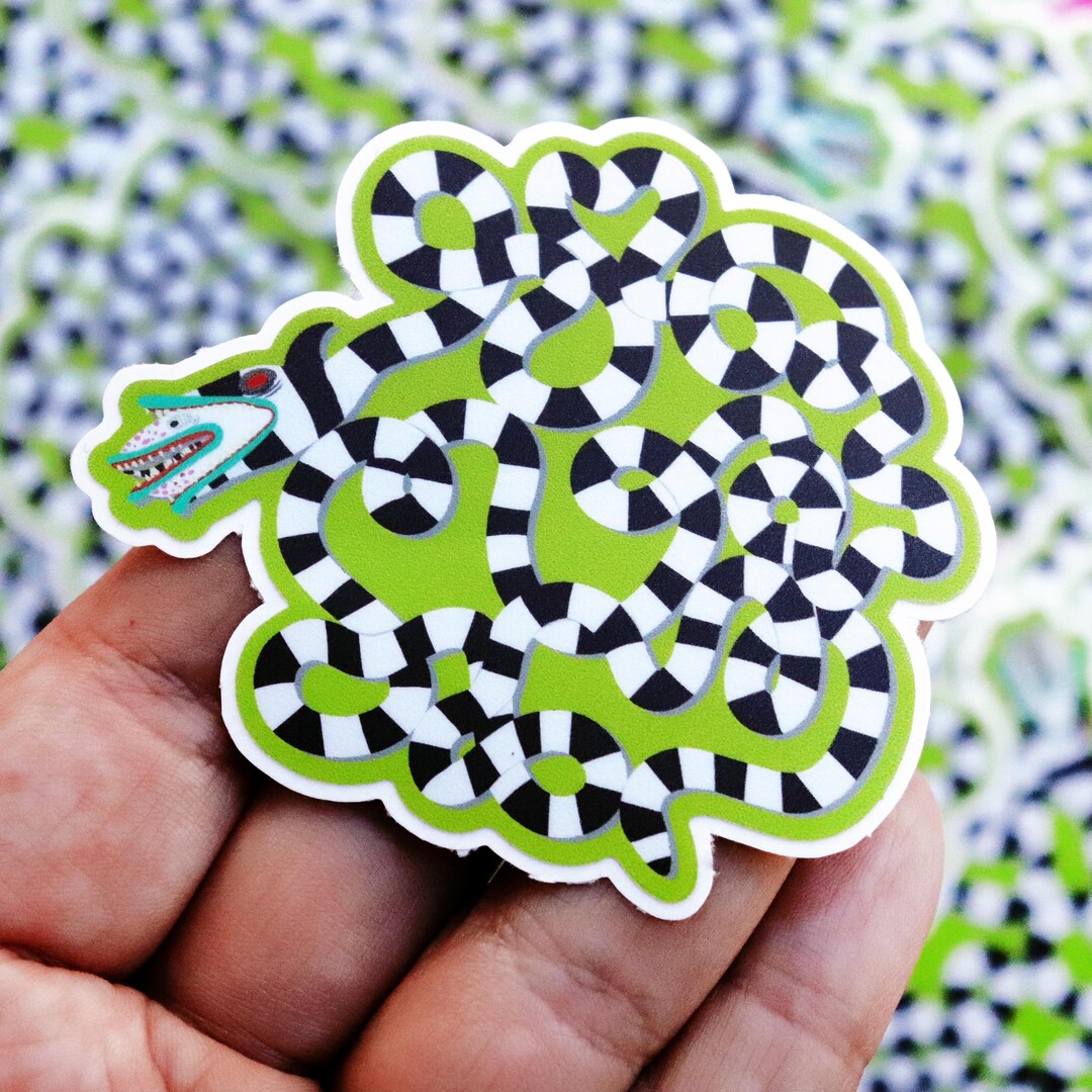 Sandworm Vinyl Sticker - Etsy