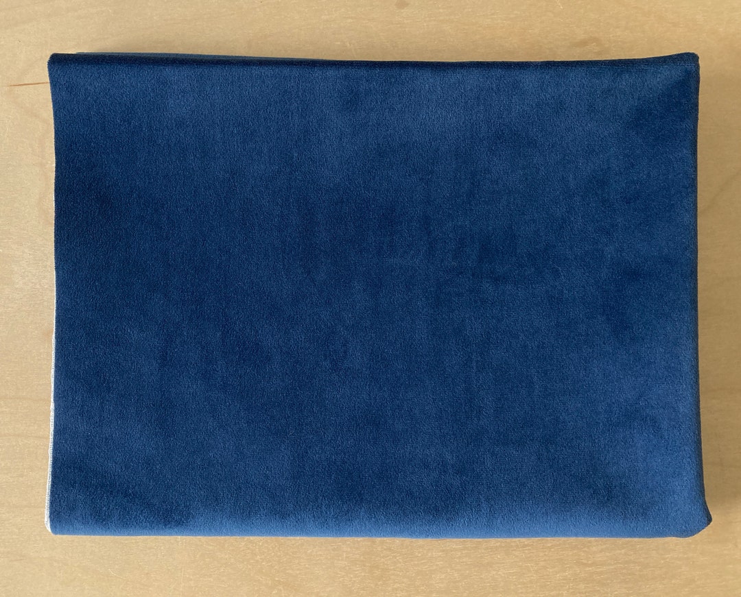 Velvet / Deep Blue Performance Velvet Yardage / Remnant 193 - Etsy