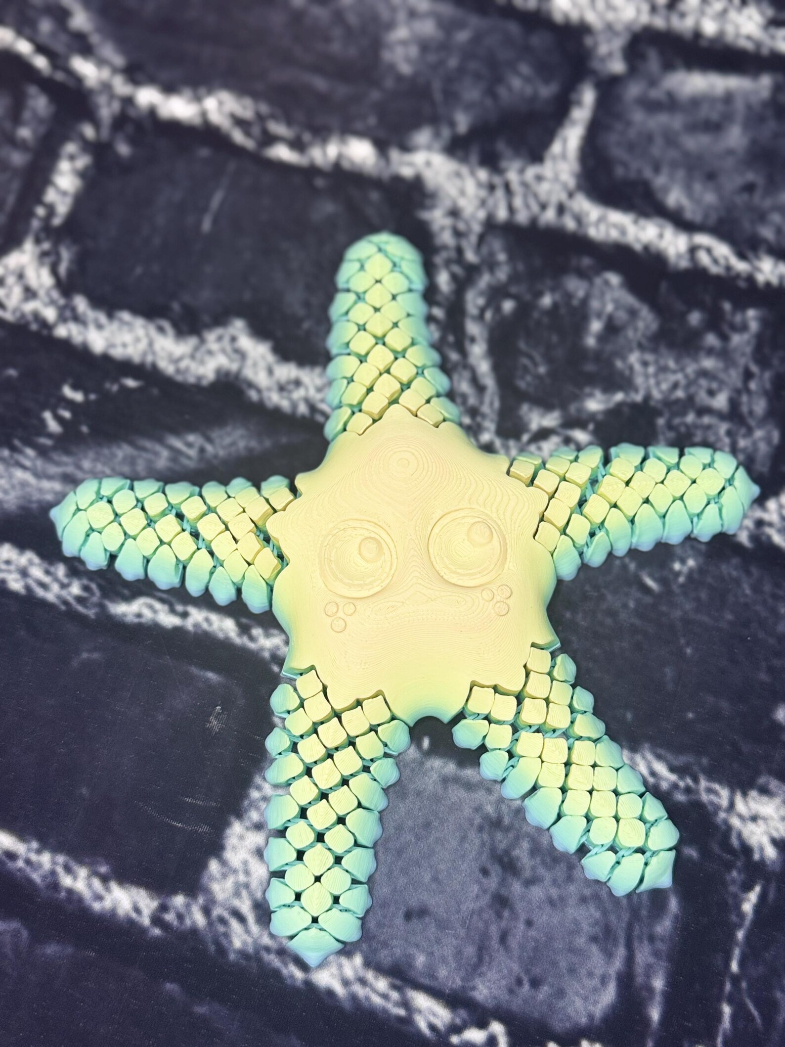 Articulated Starfish Fidget Toy | 3D Printed Ocean Creature | Sensory ...