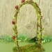 Handmade Fairy Garden Arbor Arch, Miniature Faerie Flower Trellis ...
