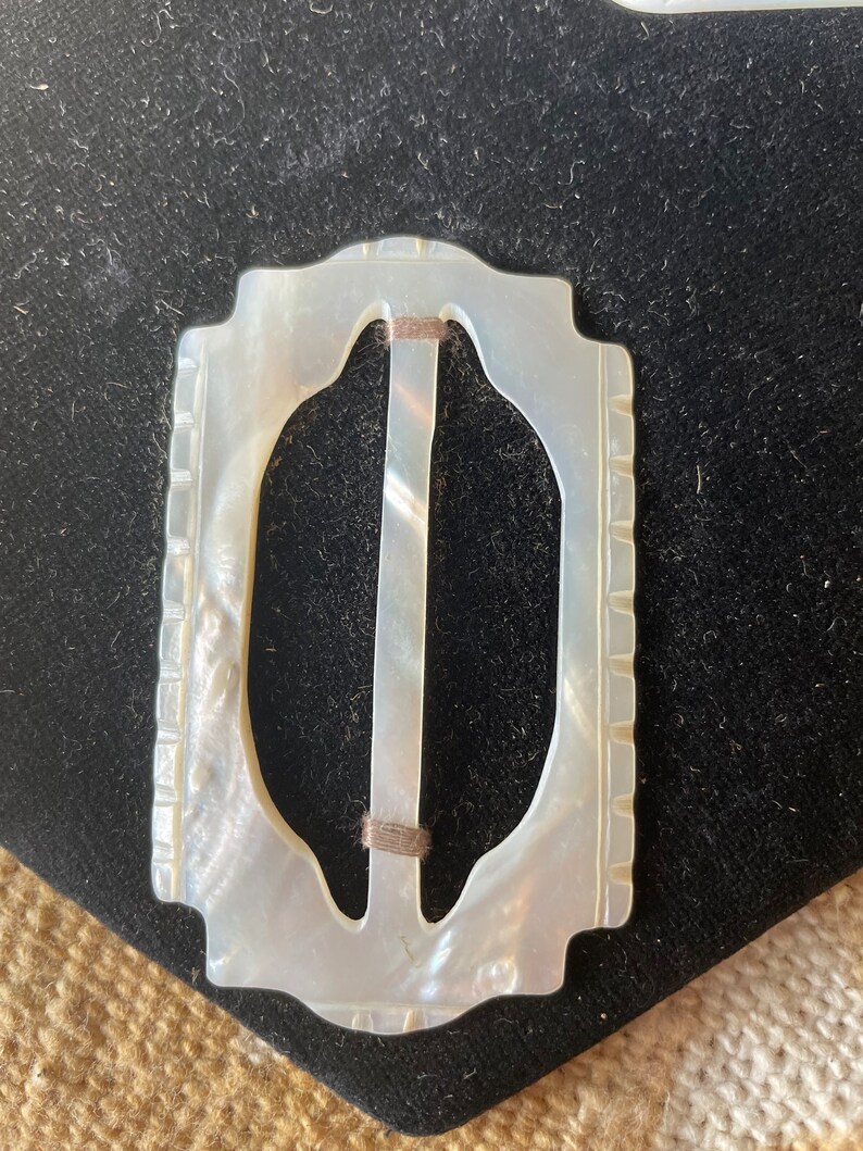 1940s Mother of Pearl Buckles - Etsy