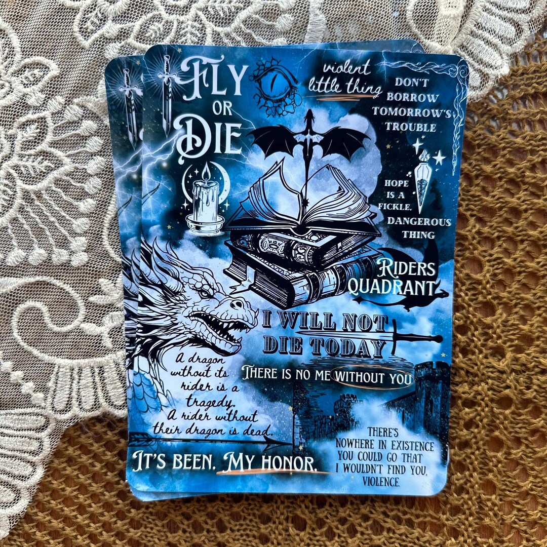 Fourth Wing Kindle Insert: Dragon Basgiath College Quotes (6 Inch ...