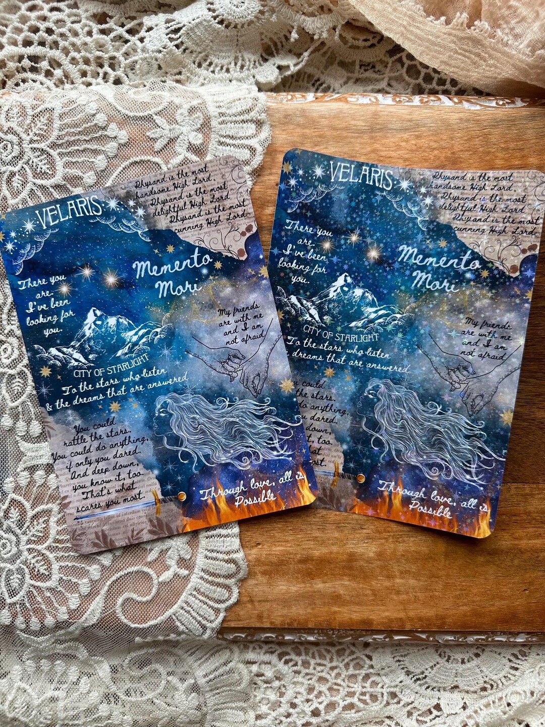 ACOTAR Kindle Insert: Velaris Bookish Design for Clear Case - Etsy