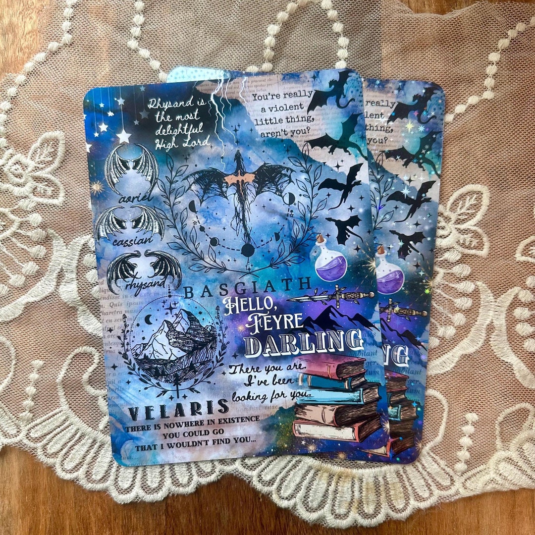 ACOTAR Fourth Wing Kindle Insert: Fantasy Bookish Universe - Etsy