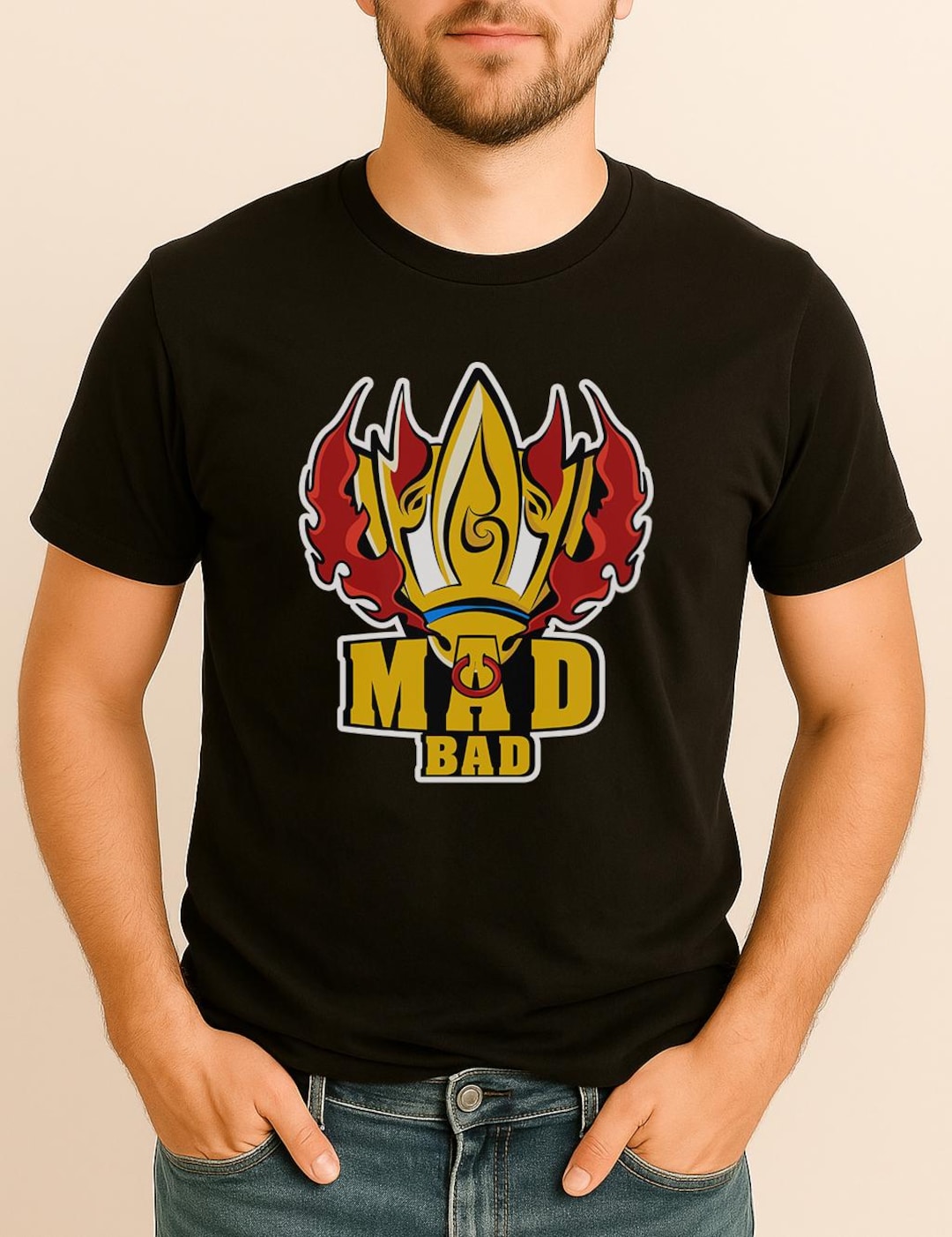 Mad Bad Bull Logo PNG – Tribal Fire Horned Design, Edgy Bull Artwork ...