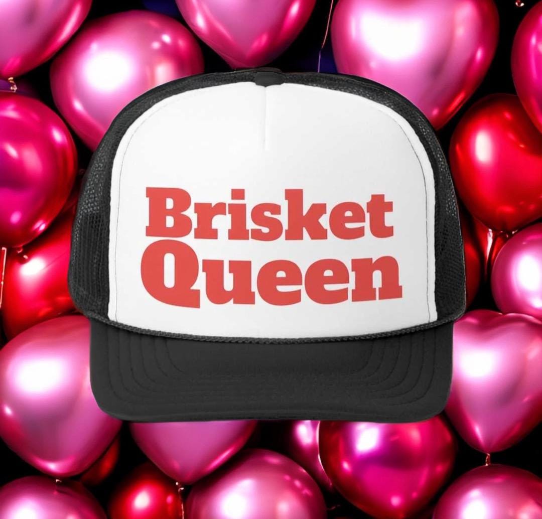 Brisket Queen Trucker Cap, Bbq Hat, Barbecue, Grilling Cap, Summer Hat ...
