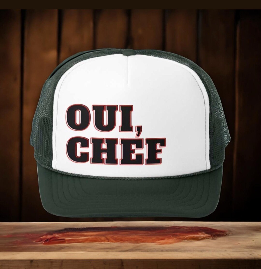 Chef Trucker Cap, Cooking Hat, Kitchen Headwear, Foodie Gift, Culinary ...