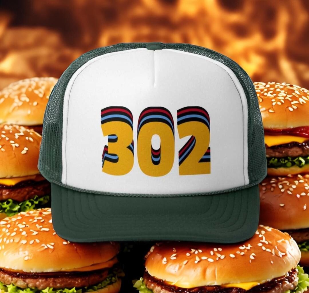 Delaware Area Code Trucker Cap, Hat, Baseball Cap, Snapback, Vintage Cap, Mesh Cap, Gift for ...