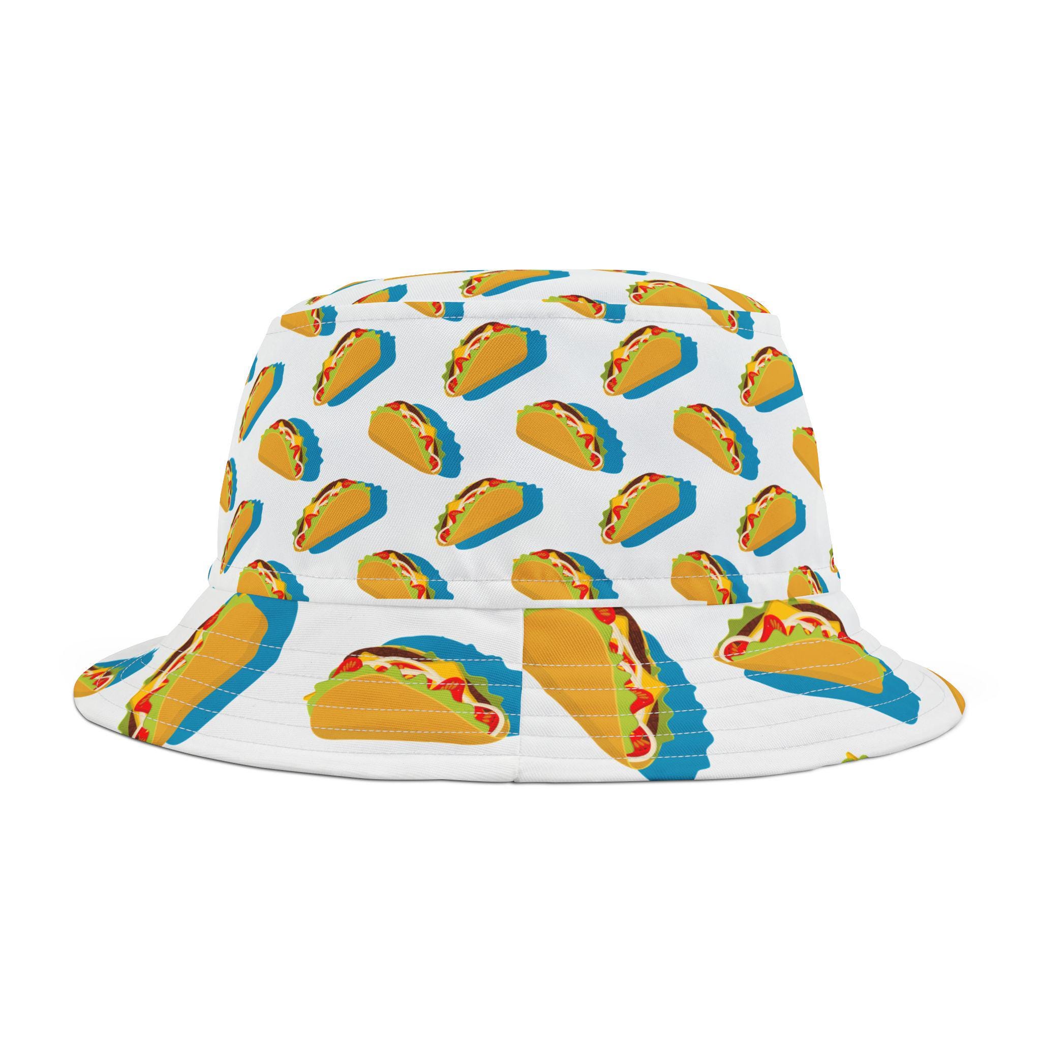 Taco Bucket Hat, Taco Lover Hat, Mexican Food Cap, Fun Foodie Gift ...