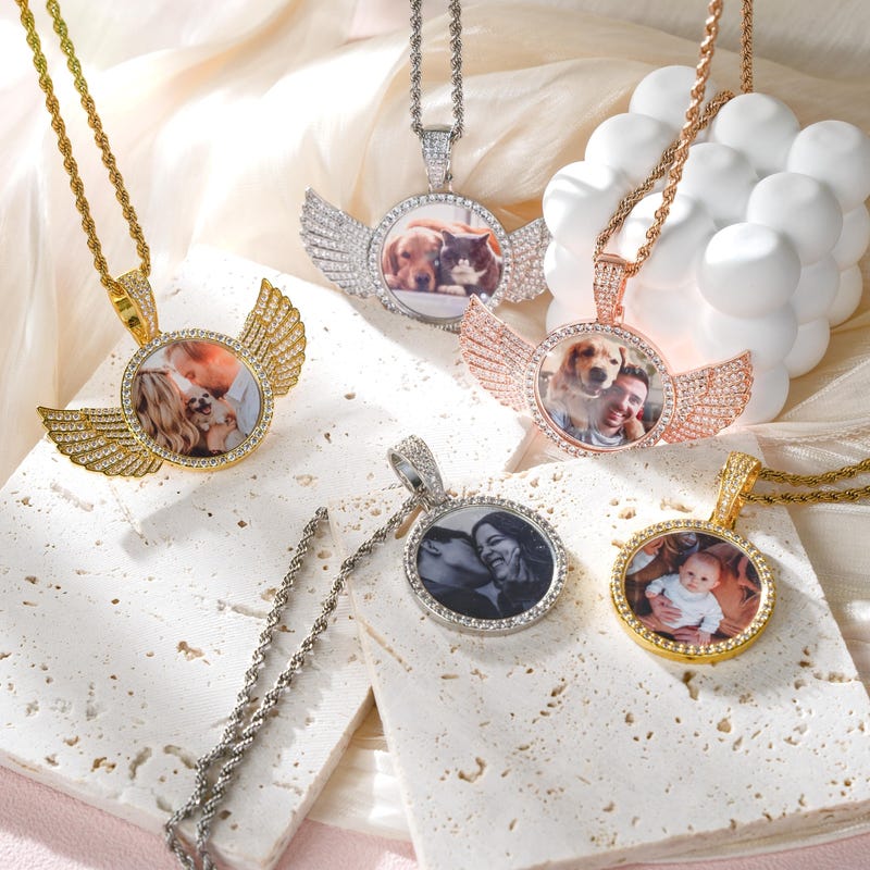 Circle Chain With Wings - Etsy