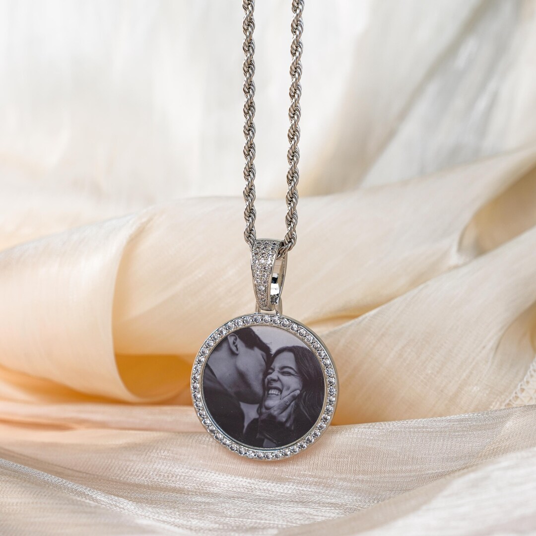 Personalized Picture Necklace, Custom Photo Necklace , Gift for Mom ...