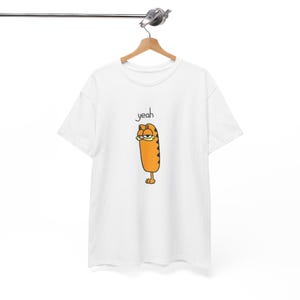 Funny Garfield Edgy Meme Unisex Tee Shirt, Heavy Cotton, Joke Graphic T ...